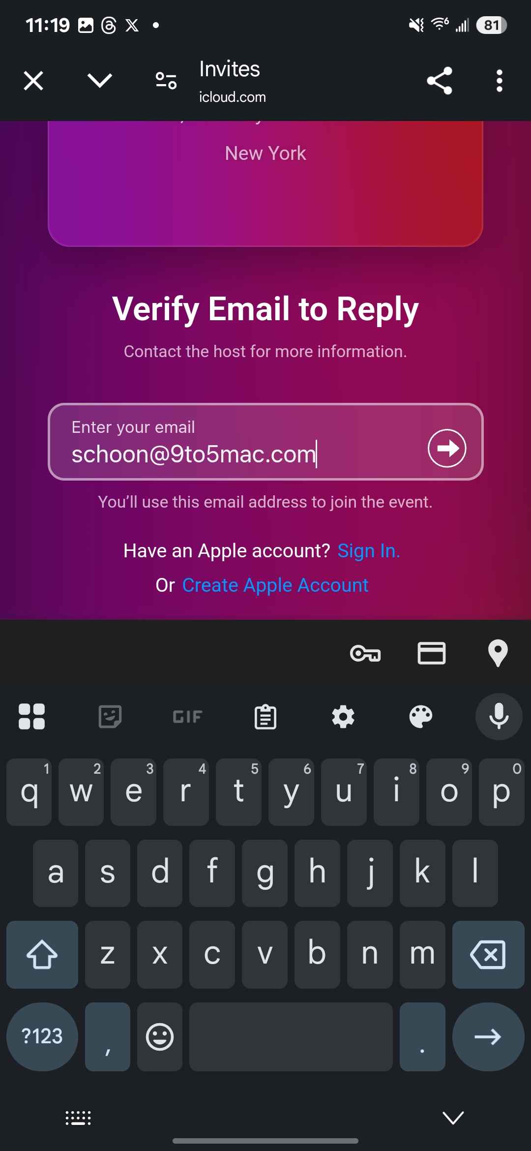 Here's how Apple Invites work on Android [Gallery]