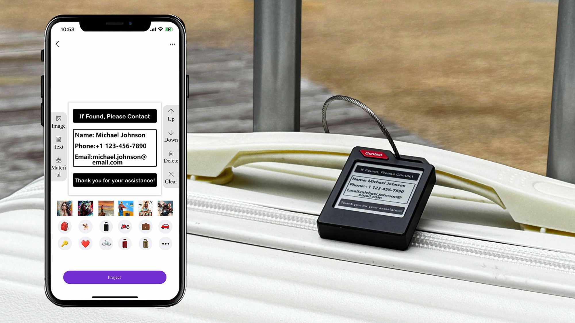 This Find My Device tracker for Android has an e-ink display