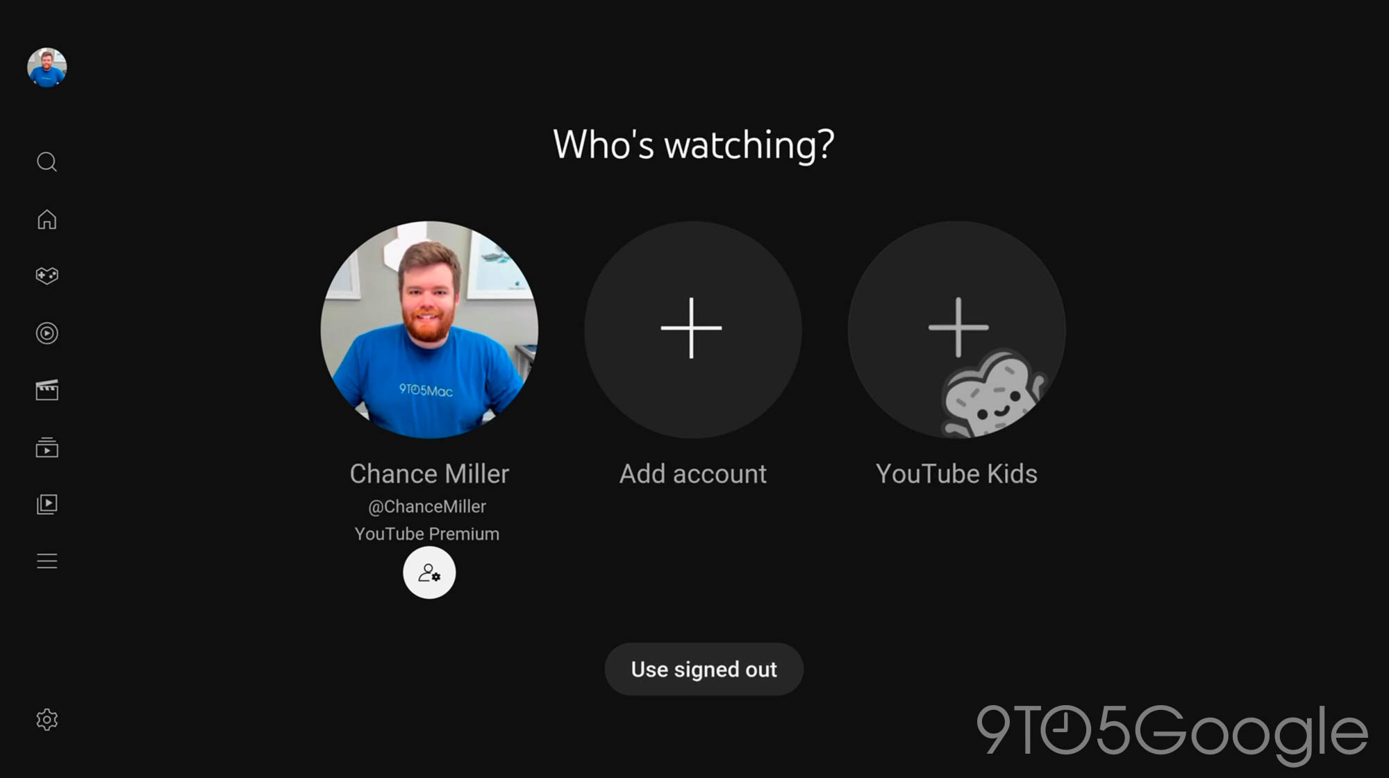 YouTube removes 'Guest' profile from TV apps