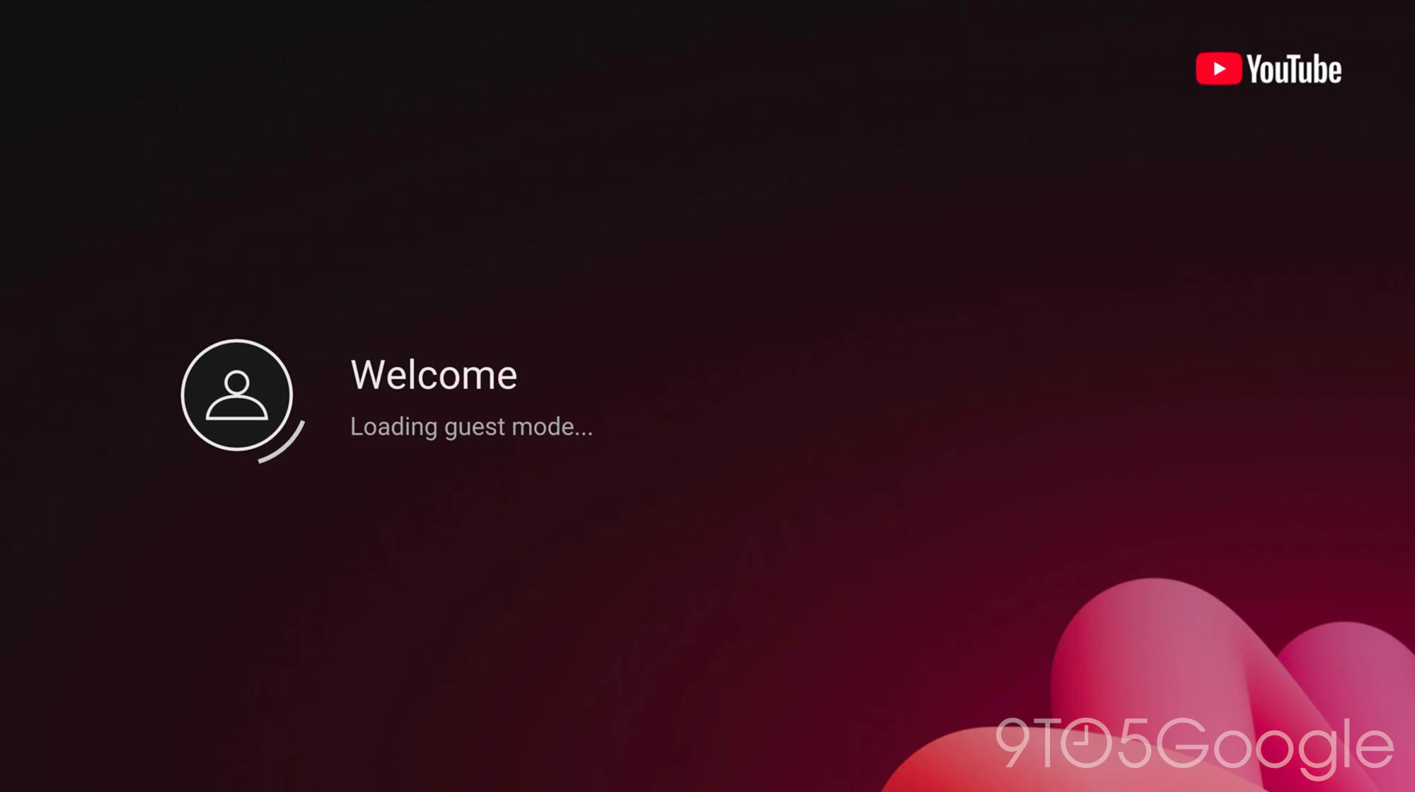 YouTube removes 'Guest' profile from TV apps