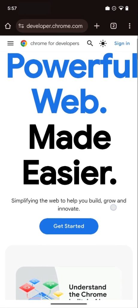 Chrome 135 rolling out edge-to-edge design on Android