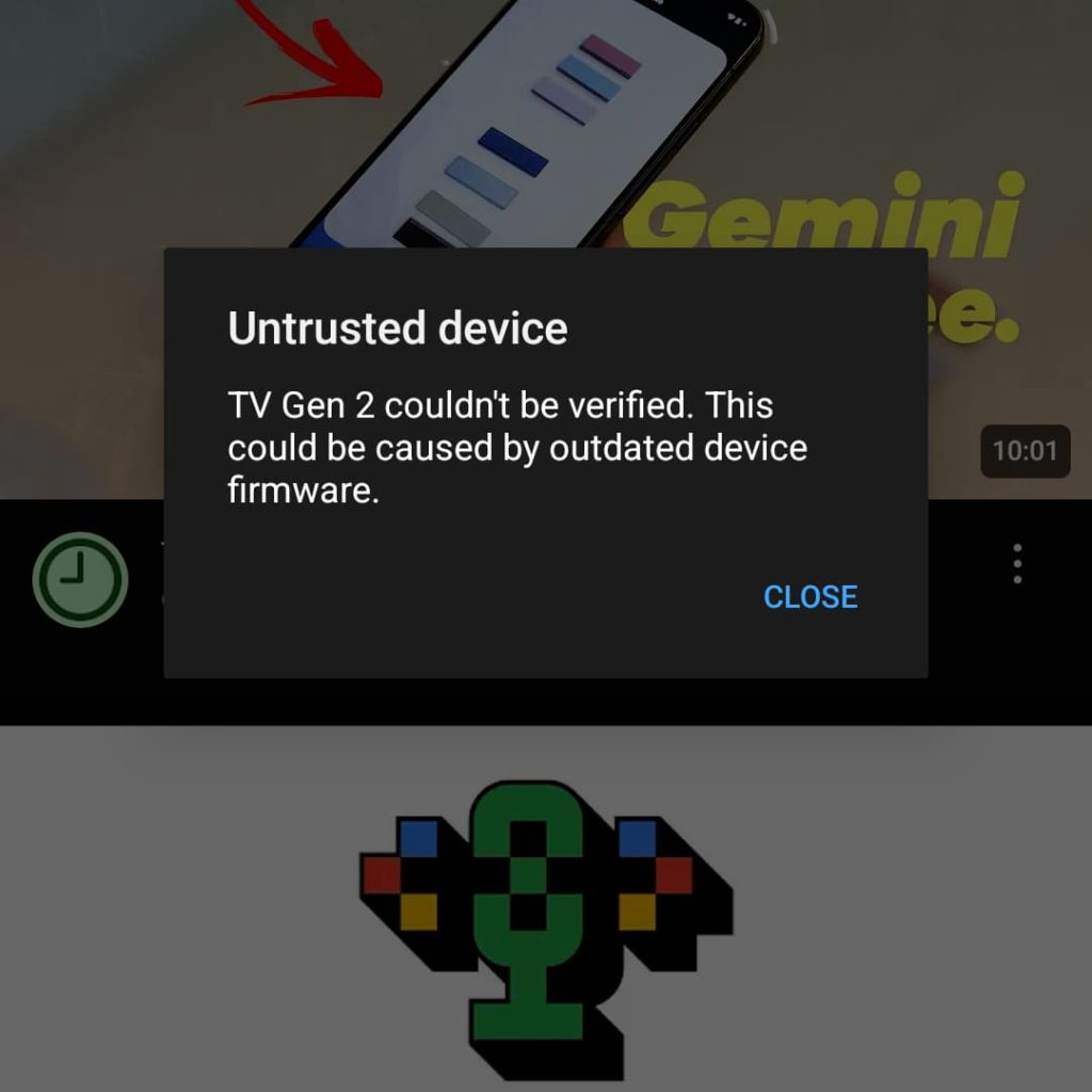 [Fix] Chromecast (2nd gen) and Audio can't Cast in 'Untrusted' outage