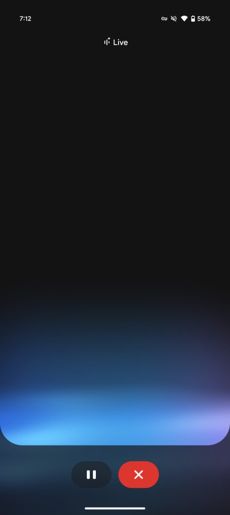 Gemini Live gets more compact interface ahead of Astra