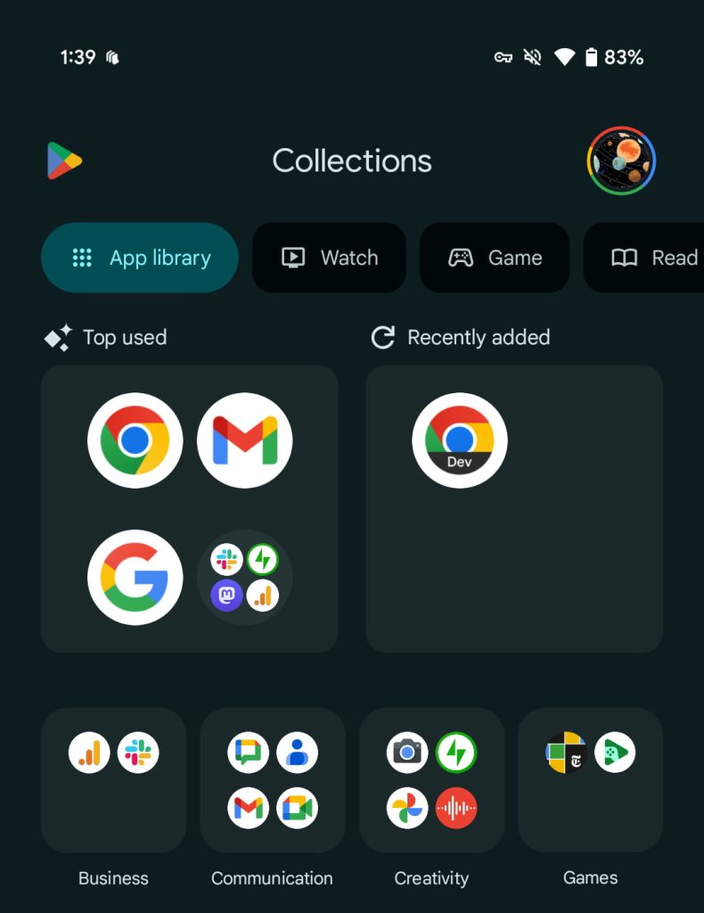 Google Play ‘Collections’ feed elevates the App library