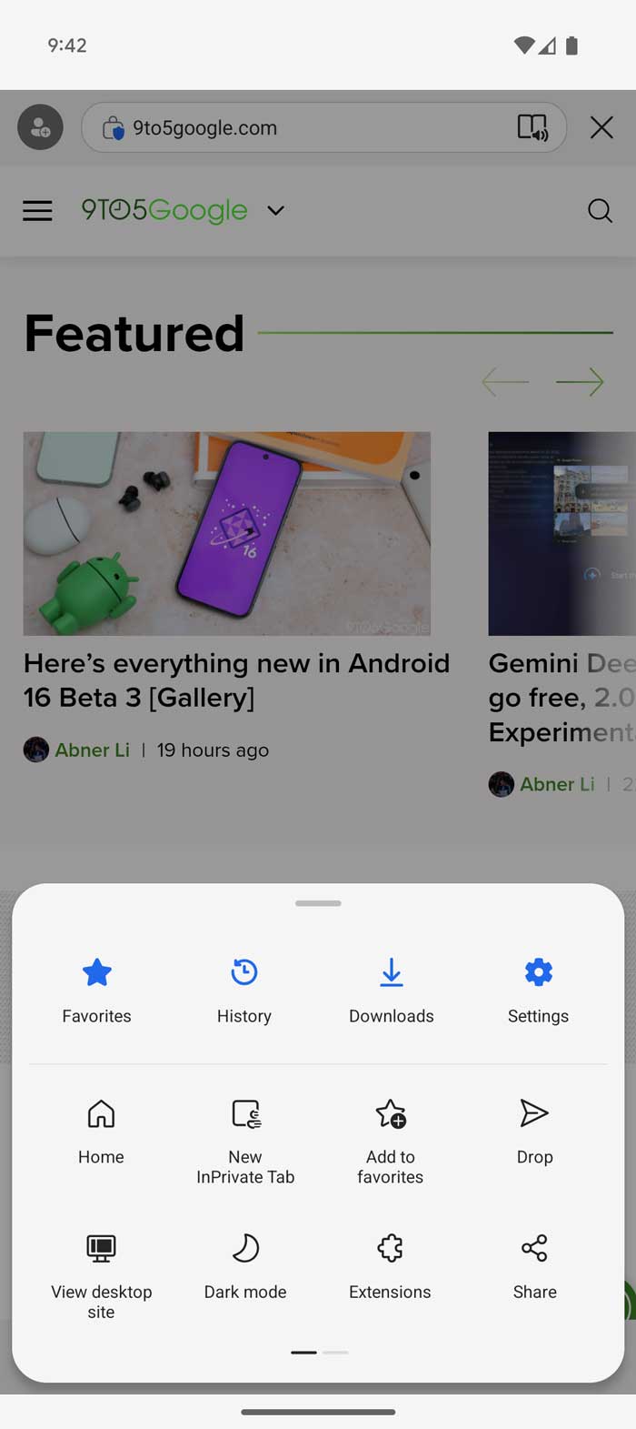 Microsoft Edge adds extension store for Android before Chrome