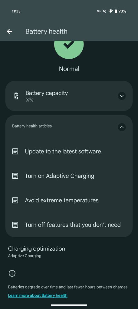 Google Pixel adding 'Battery health assistance' for long-term use