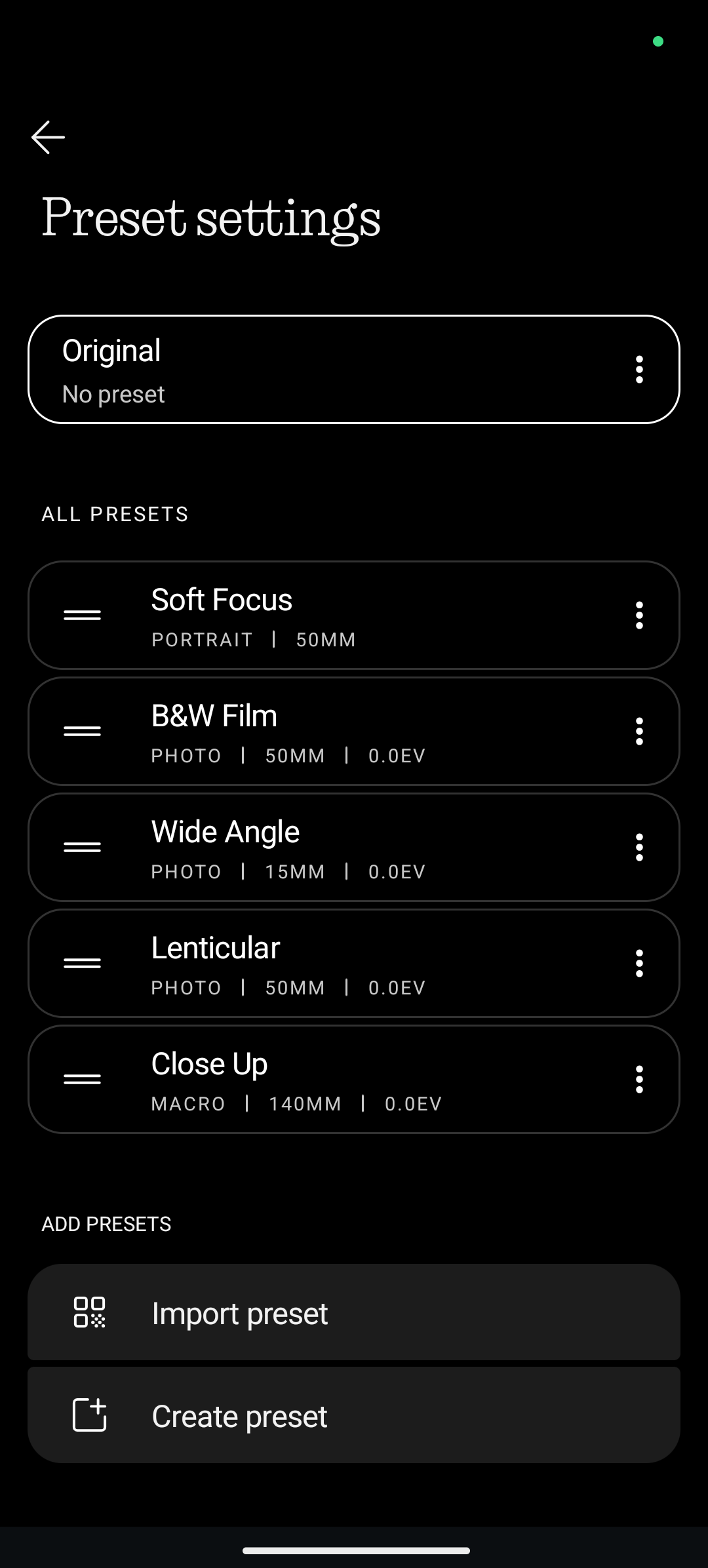 Nothing Phone (3a) adds shareable 'Camera Presets' in first update