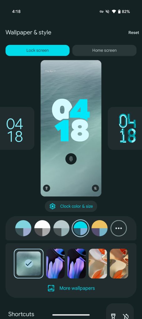 Android 16 Beta 4: Some AOD clocks get Dynamic Color