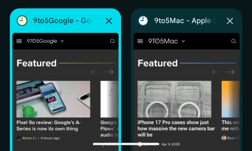 Chrome 135 rolling out edge-to-edge design on Android