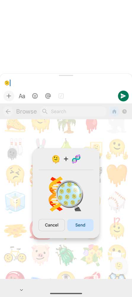 Picking Emoji Kitchen artwork is easy now; here's how to browse
