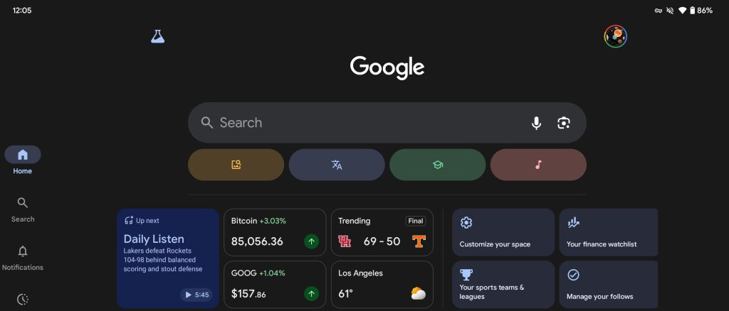 Google brings Discover ‘space’ carousel to more Android devices
