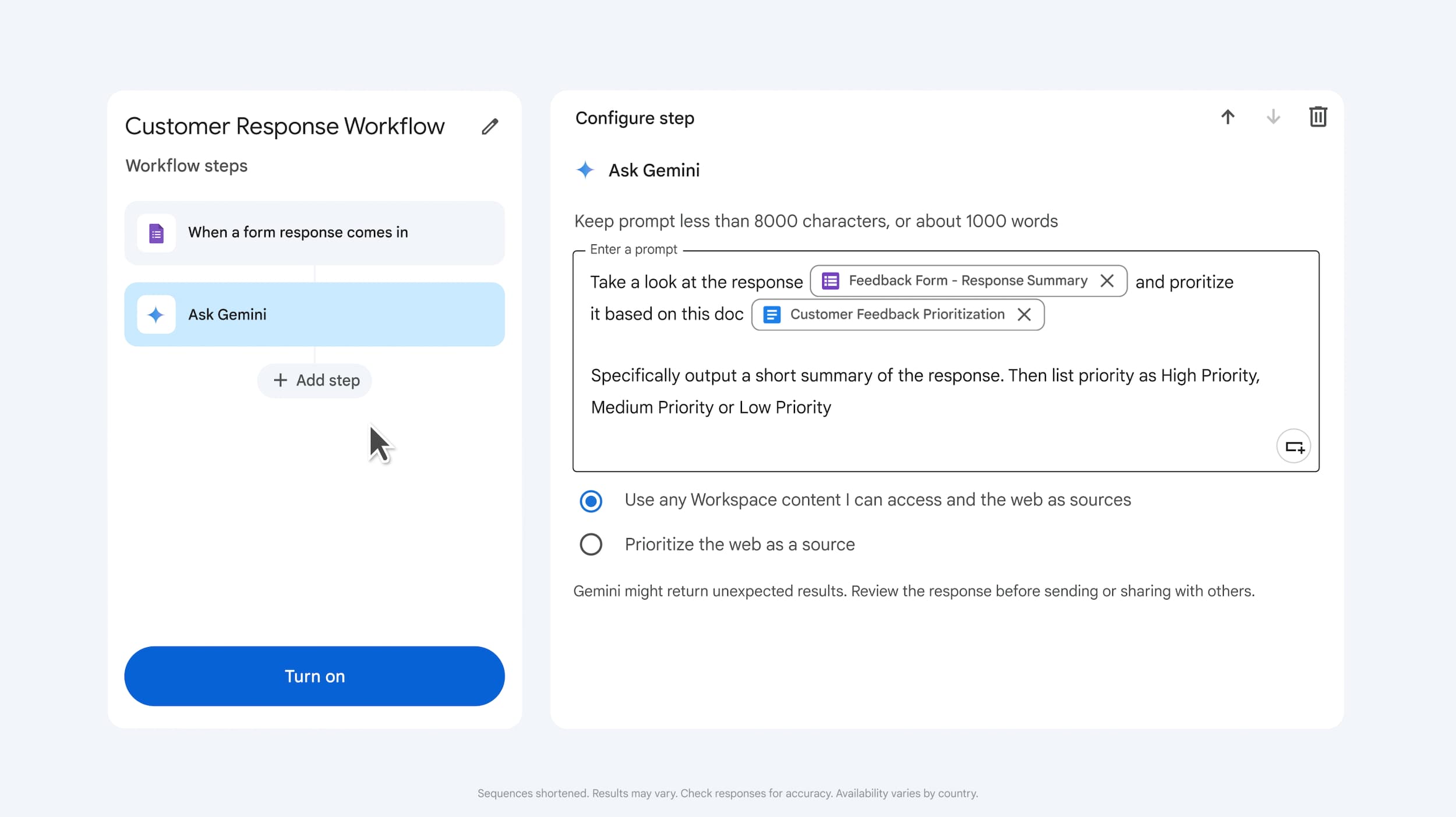 Google unveils Workspace Flows automation with Gemini Gems