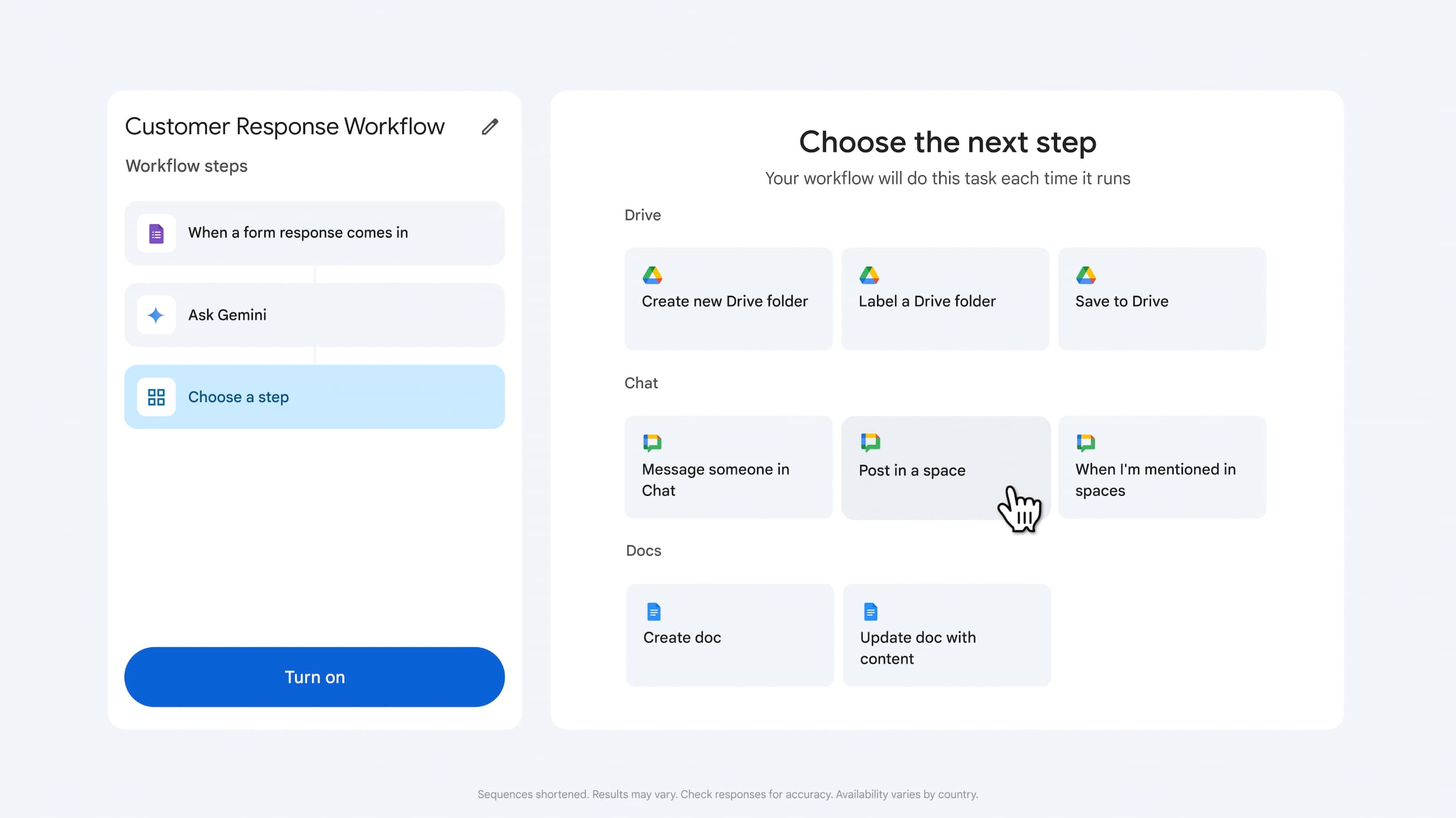 Google unveils Workspace Flows automation with Gemini Gems
