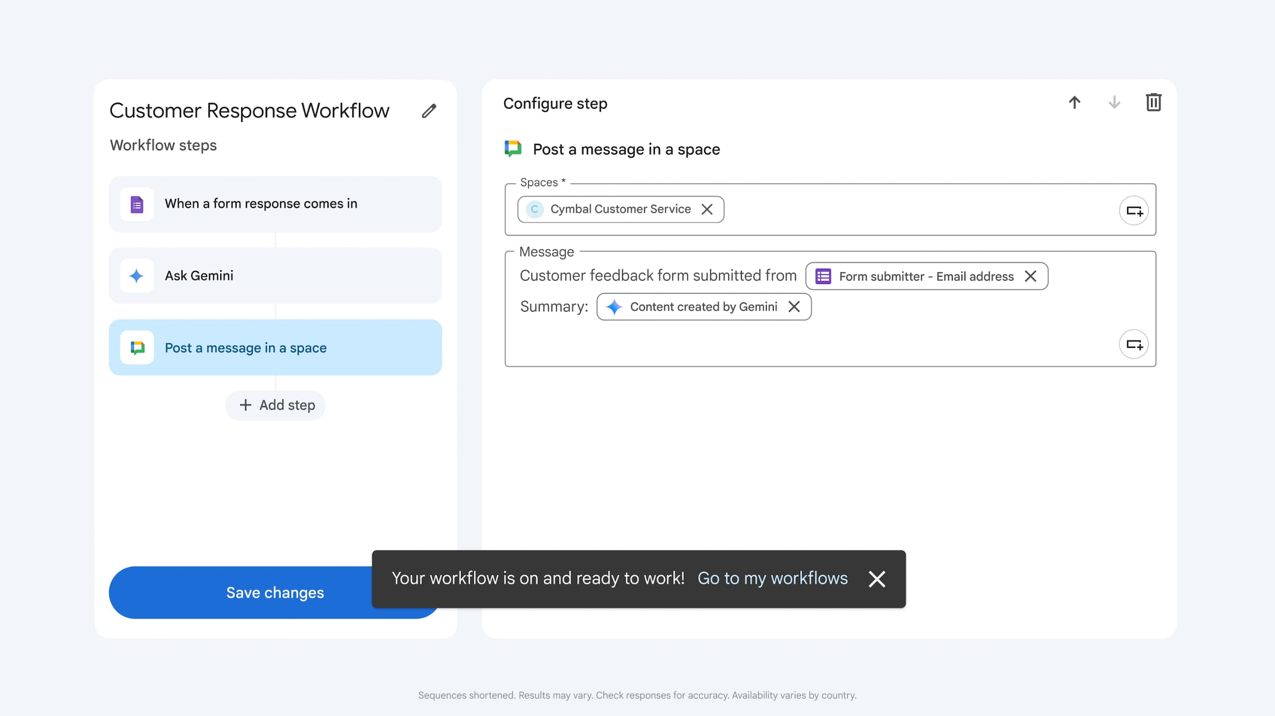 Google unveils Workspace Flows automation with Gemini Gems