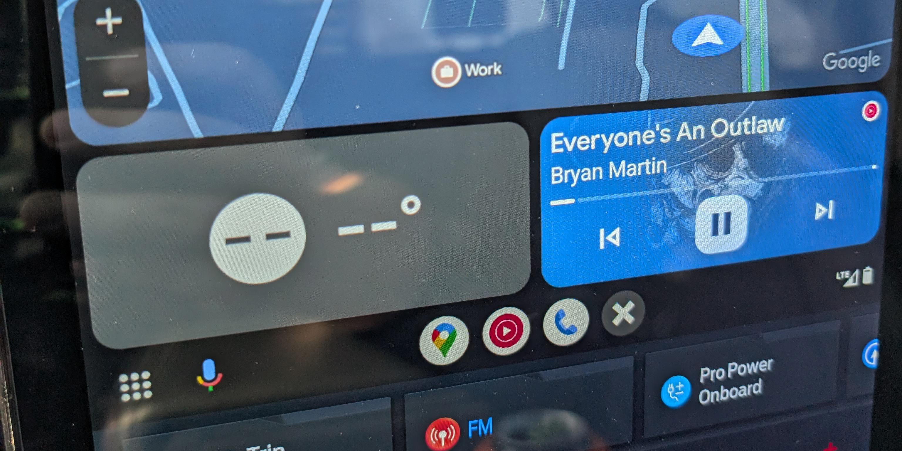 Android Auto weather card goes missing for users that can see it