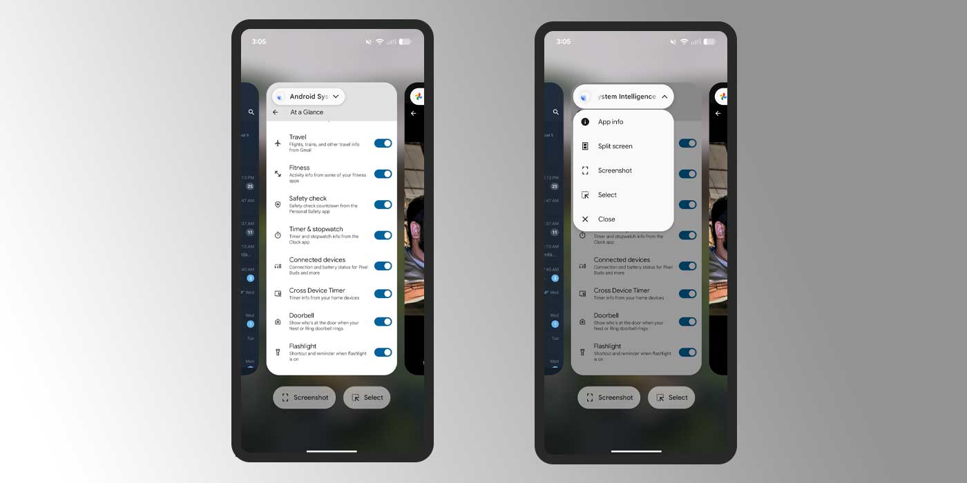 Android 16 redesign updates the Recents menu with a new look