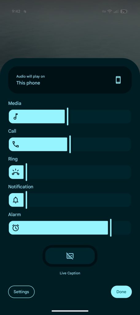 Android 16 QPR1 volume slider redesign adds mini waveform
