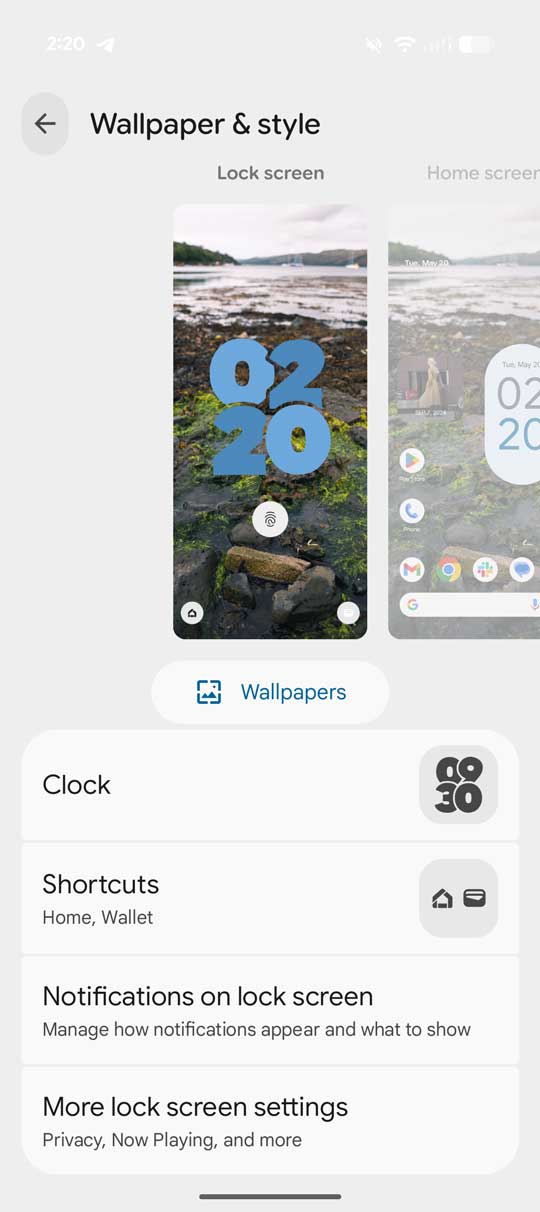 Android 16 QPR1 redesigns 'Wallpaper & Style' and lock screen