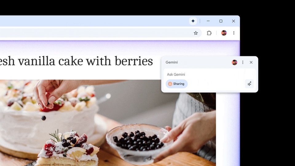 Gemini (Live) coming to Google Chrome for Mac and Windows