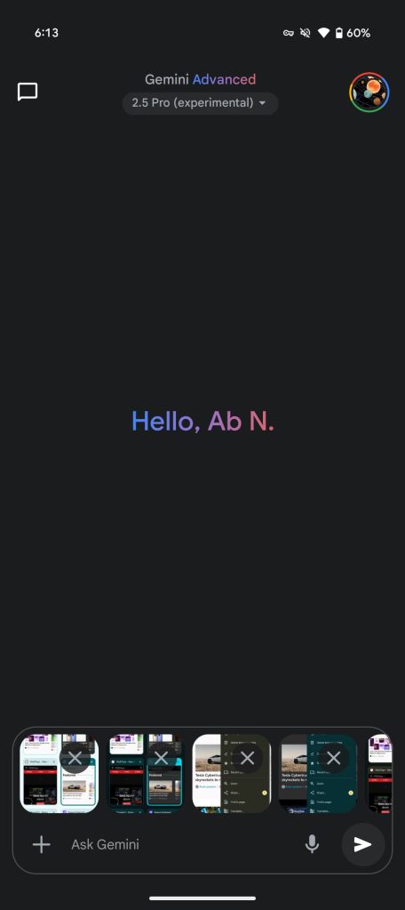 Gemini prompts now let you upload multiple images