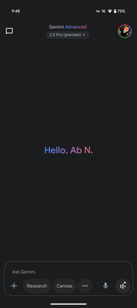 Gemini app rolling out prompt bar redesign on Android, iOS