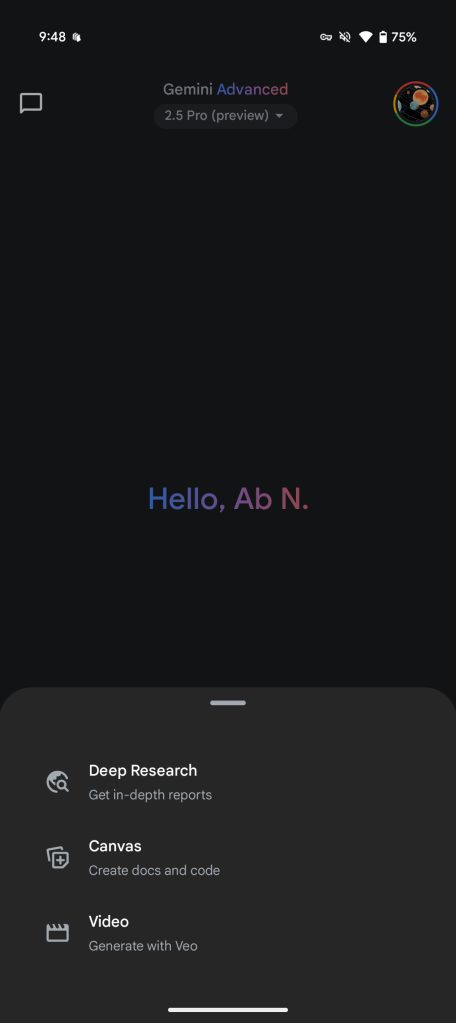 Gemini app rolling out prompt bar redesign on Android, iOS
