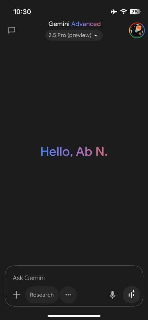 Gemini app rolling out prompt bar redesign on Android, iOS