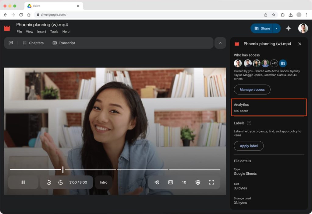 Gemini in Google Drive can now analyze videos