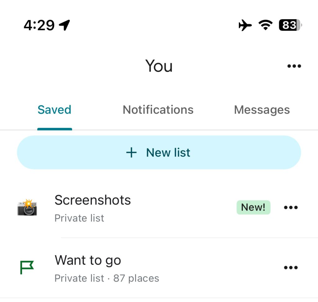 Google Maps for iPhone can scan your screenshots to save places