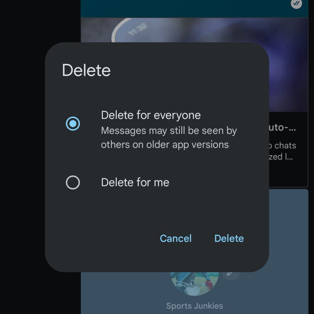 Google Messages is starting to roll out ‘Delete for everyone’
