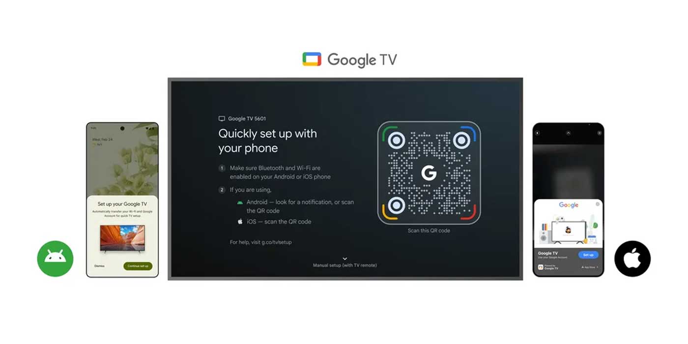 The new Google TV setup process is so fast and easy