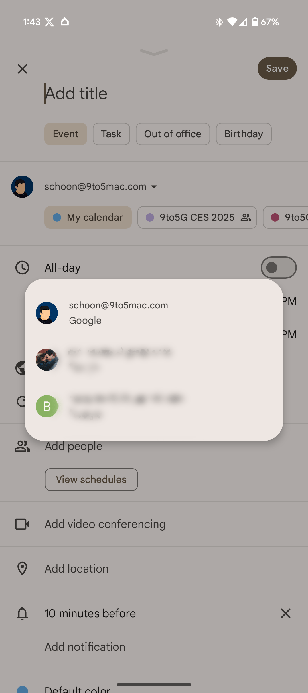 Google Calendar update makes it easier to juggle accounts
