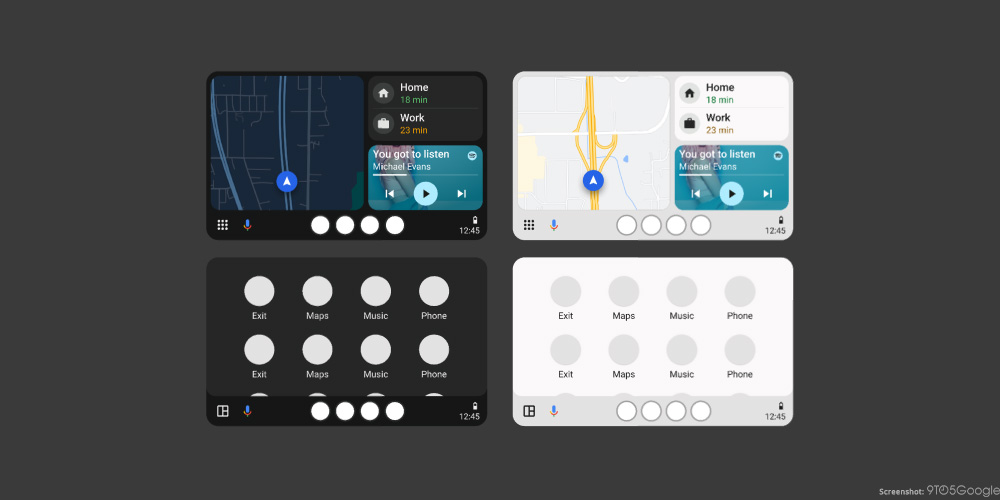 Google shows off Android Auto's upcoming light theme [Gallery]