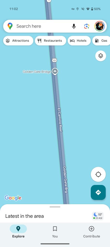 Google Maps updated with new bottom corner logo