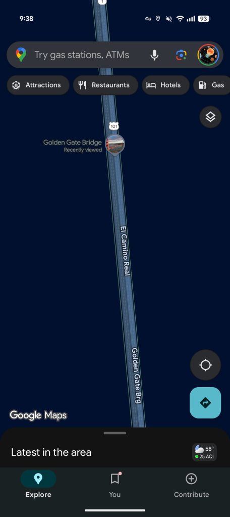 Google Maps updated with new bottom corner logo