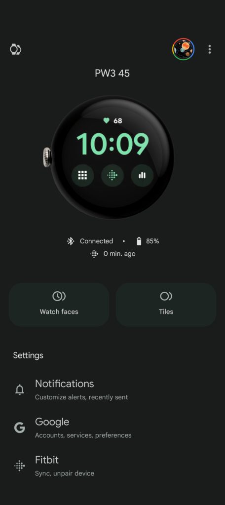 Google updates Pixel Watch app with light theme
