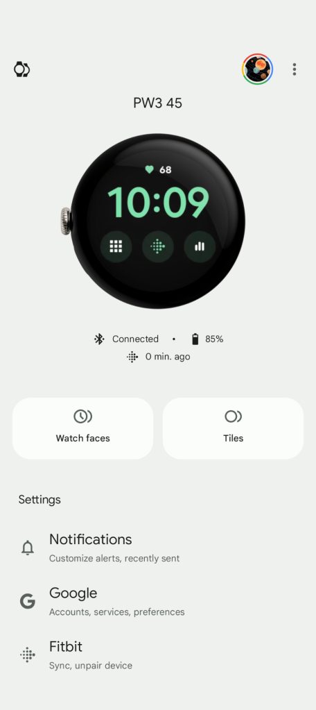Google updates Pixel Watch app with light theme