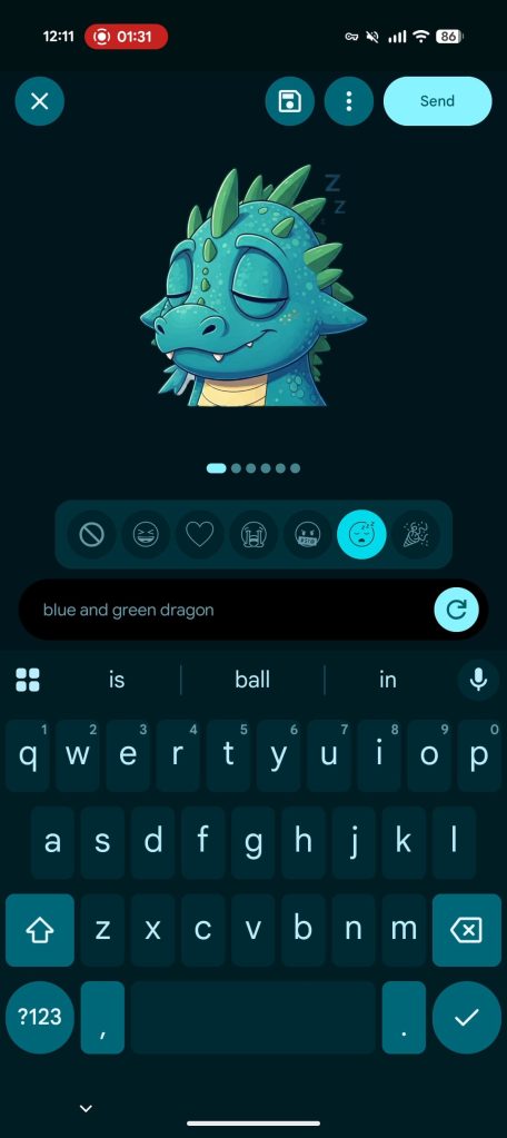 Gboard can generate Pixel Studio stickers, rolling out now