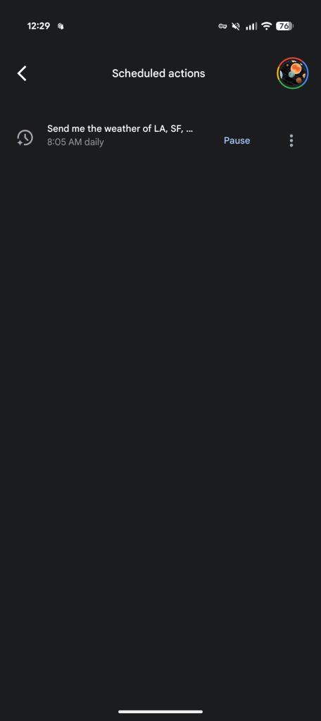 Gemini Scheduled Actions now available on Android, iOS, and web