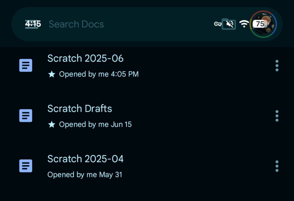 Google Docs for Android finally fixes the search-status bar bug