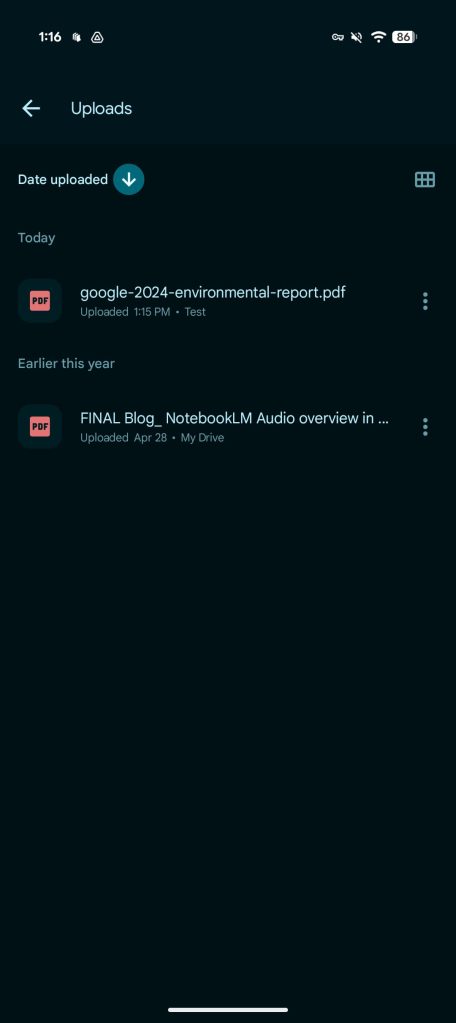 Google Drive redesigns file upload, video player on Android