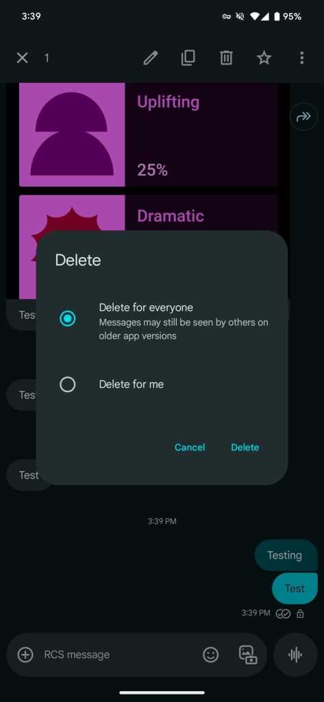 Google Messages rolls out Delete for everyone, Snooze notifications
