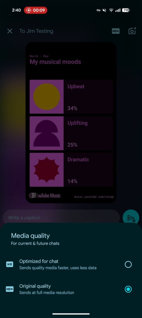 Google Messages rolling out gallery redesign with HD+ quality