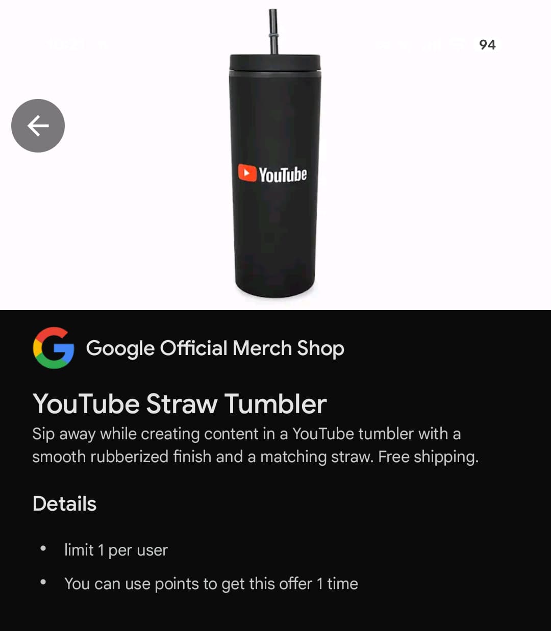 You can redeem Play Points for Android ‘Bot’ and Google swag