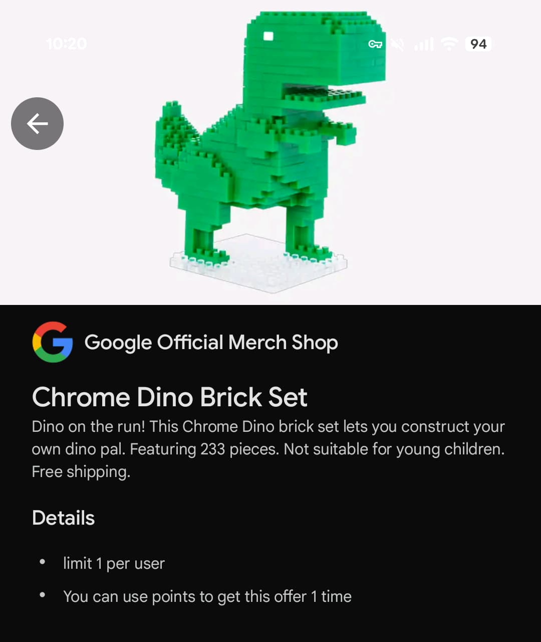 You can redeem Play Points for Android ‘Bot’ and Google swag