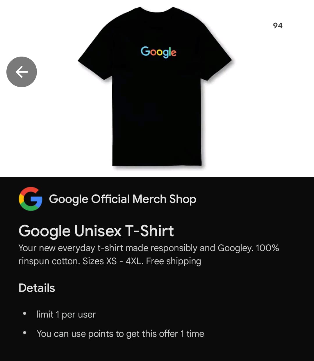 You can redeem Play Points for Android ‘Bot’ and Google swag