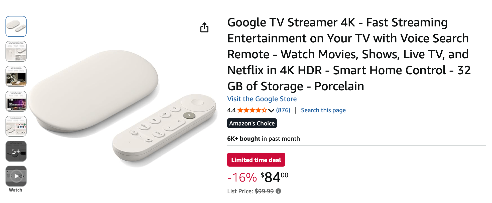 [Update: Back again] Google TV Streamer gets rare discount in limited ...