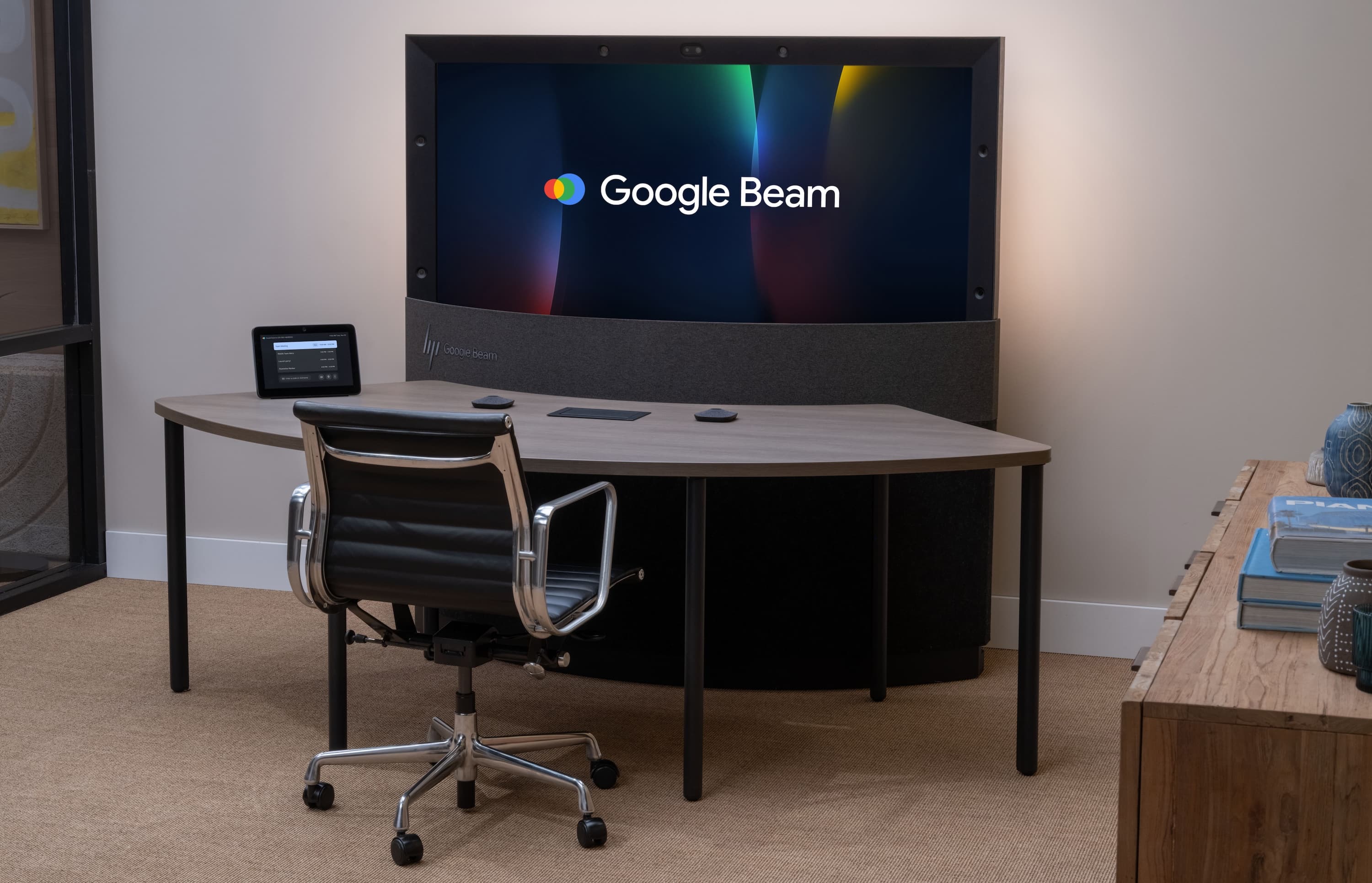 The first Google Beam device is the $24,999 HP Dimension