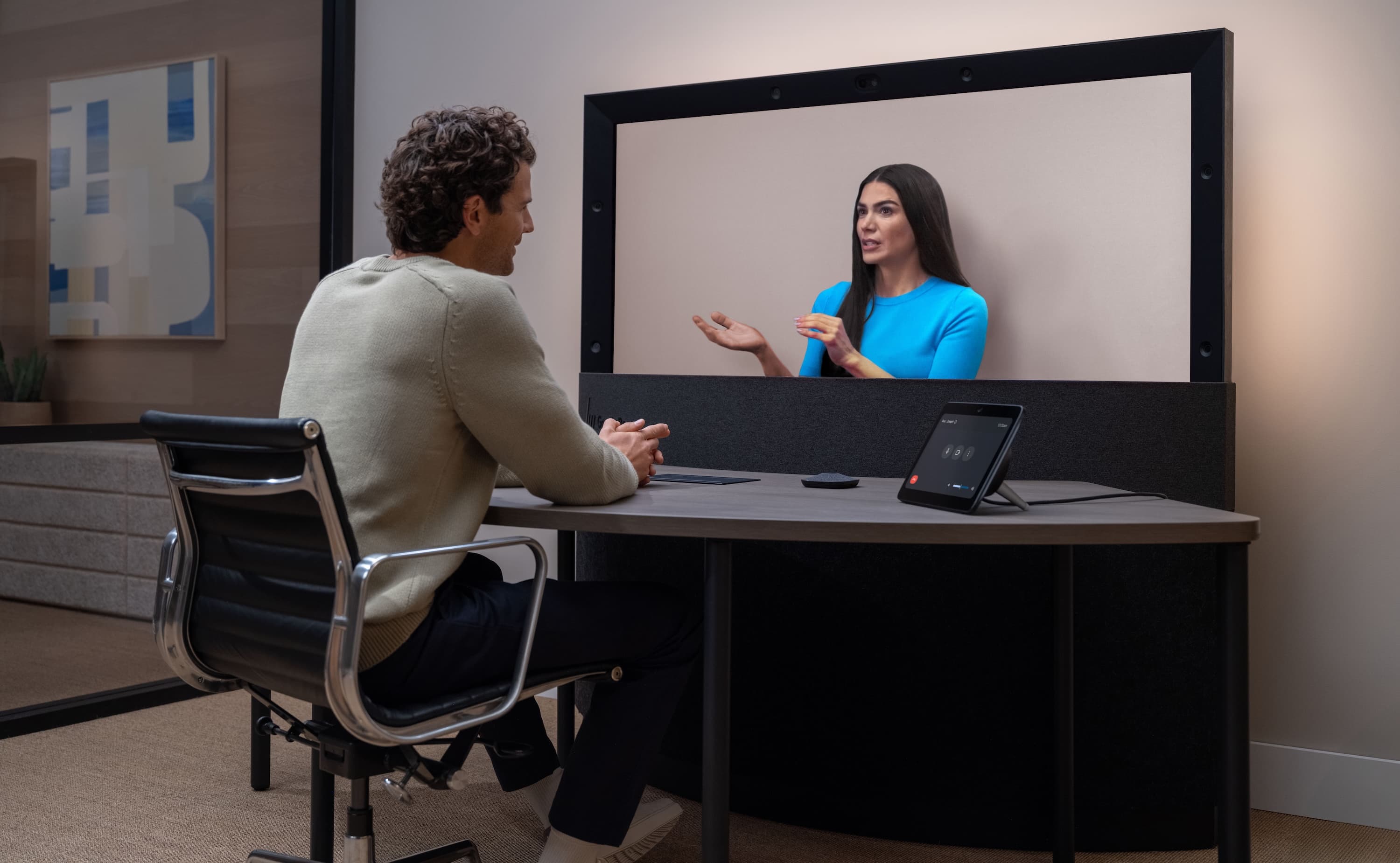 The first Google Beam device is the $24,999 HP Dimension