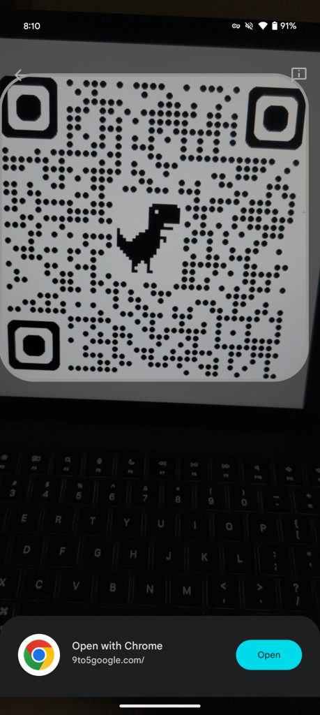 Google rolls out redesign of Android’s QR code scanner